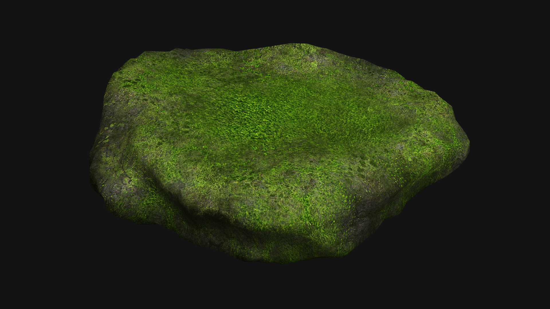 Rock 07 - Moss 3D - TurboSquid 1923745