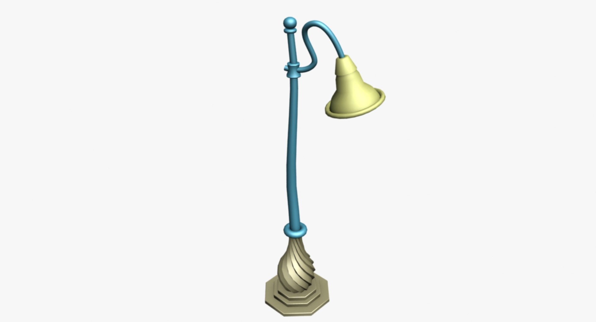 3d Cartoon Street Light