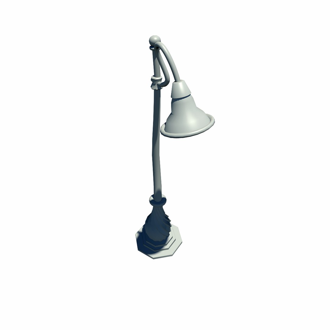 3d Cartoon Street Light