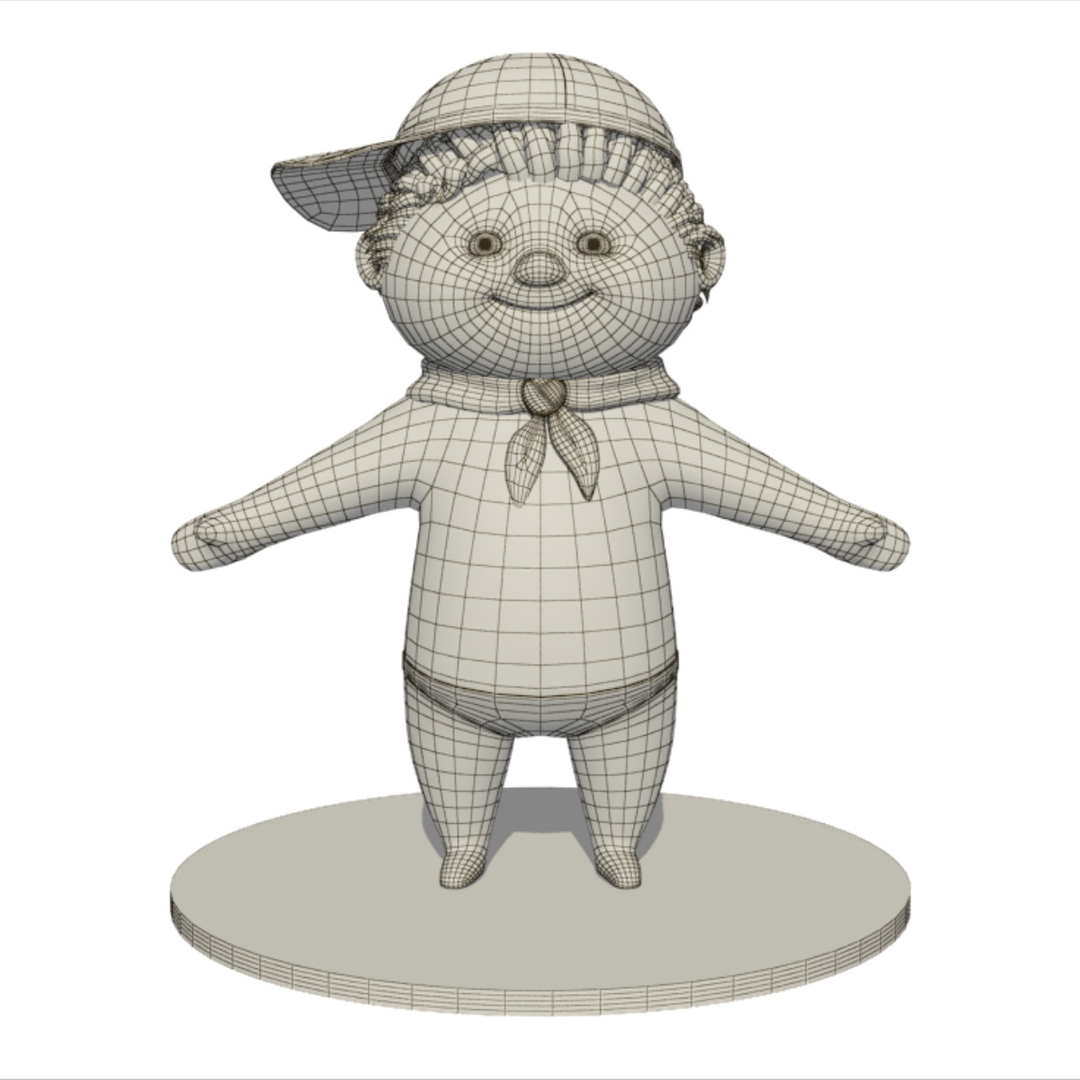 Bally Cartoon Walk 3d Max