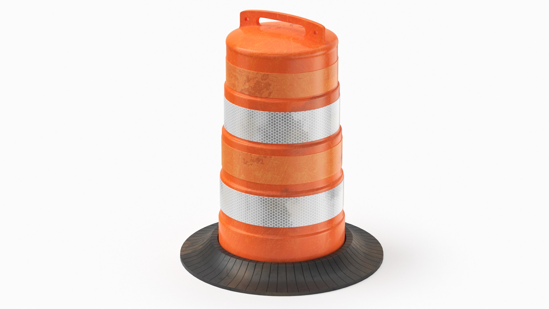 Traffic Barrel 02 3D Model - TurboSquid 2068196