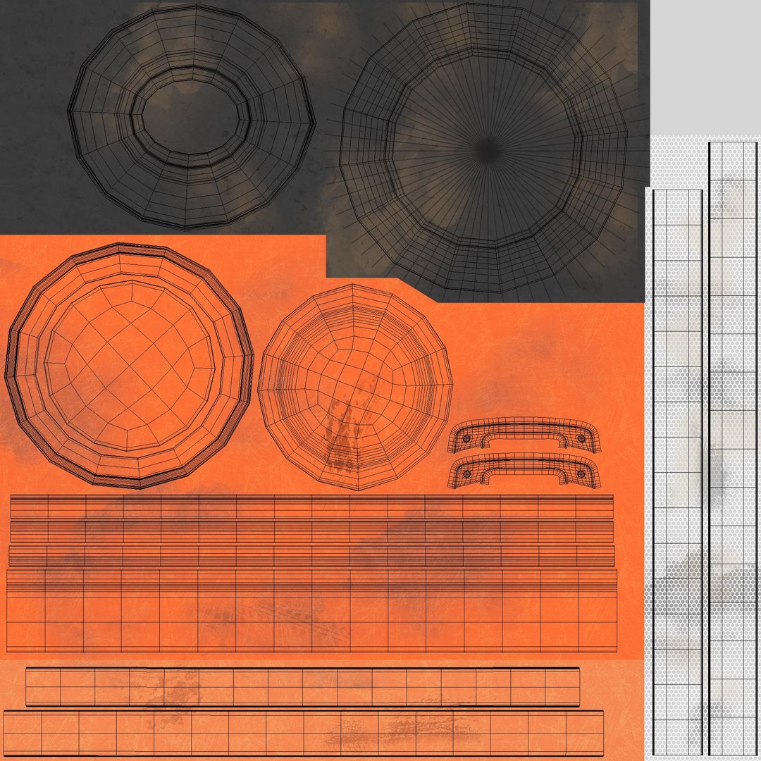 Traffic Barrel 02 3D Model - TurboSquid 2068196