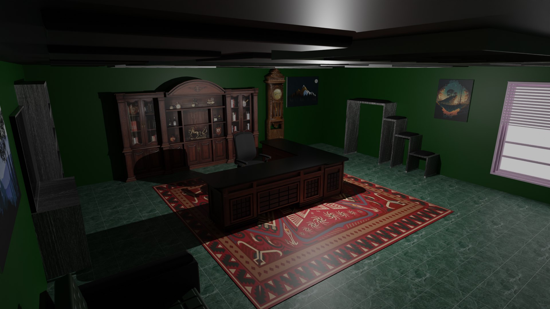 Boss Office 3D Model - TurboSquid 2164802