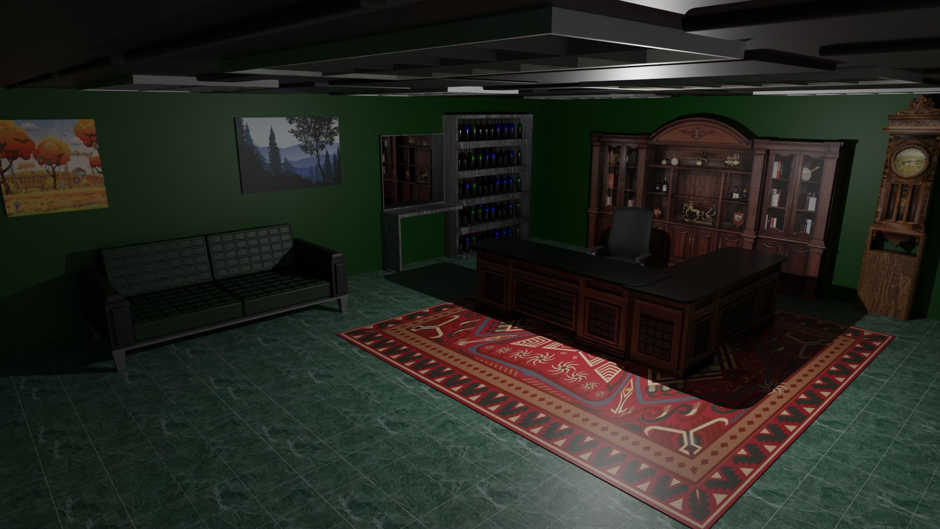 Boss Office 3D Model - TurboSquid 2164802