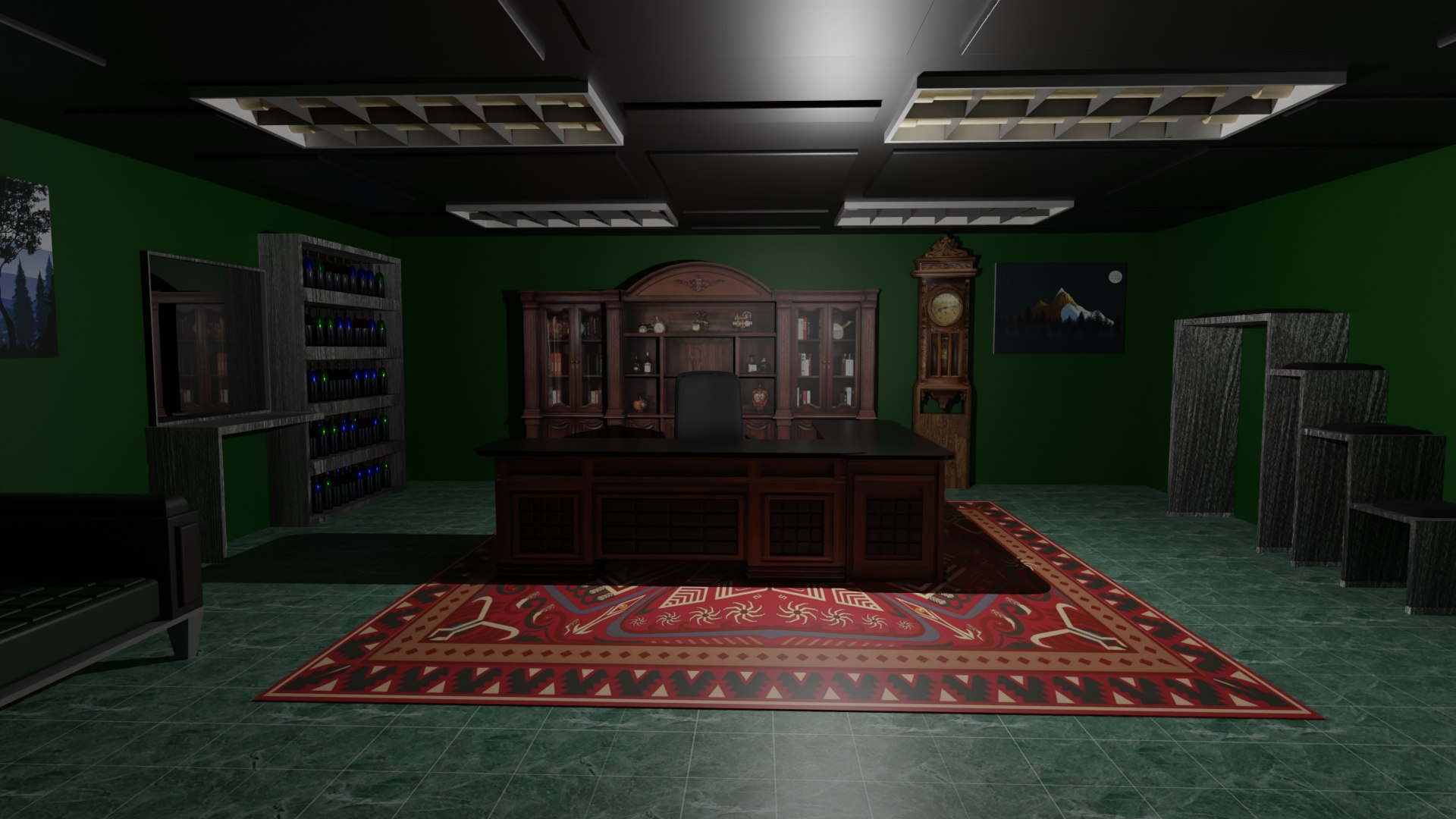 Boss Office 3D Model - TurboSquid 2164802