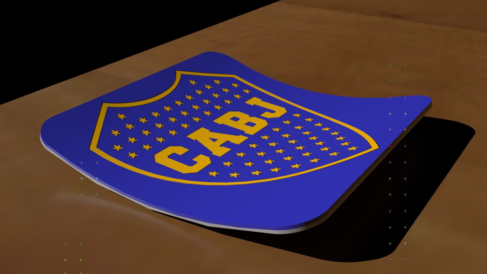 3D Boca Juniors Coaster And Keychan Printable And PBR - TurboSquid 2220398