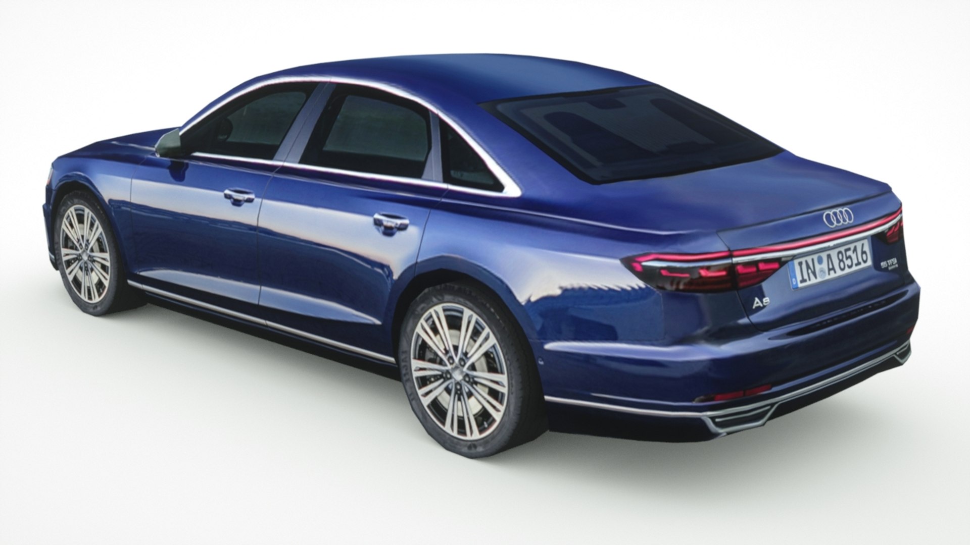 Audi A8 2019 3D Model - TurboSquid 1405281