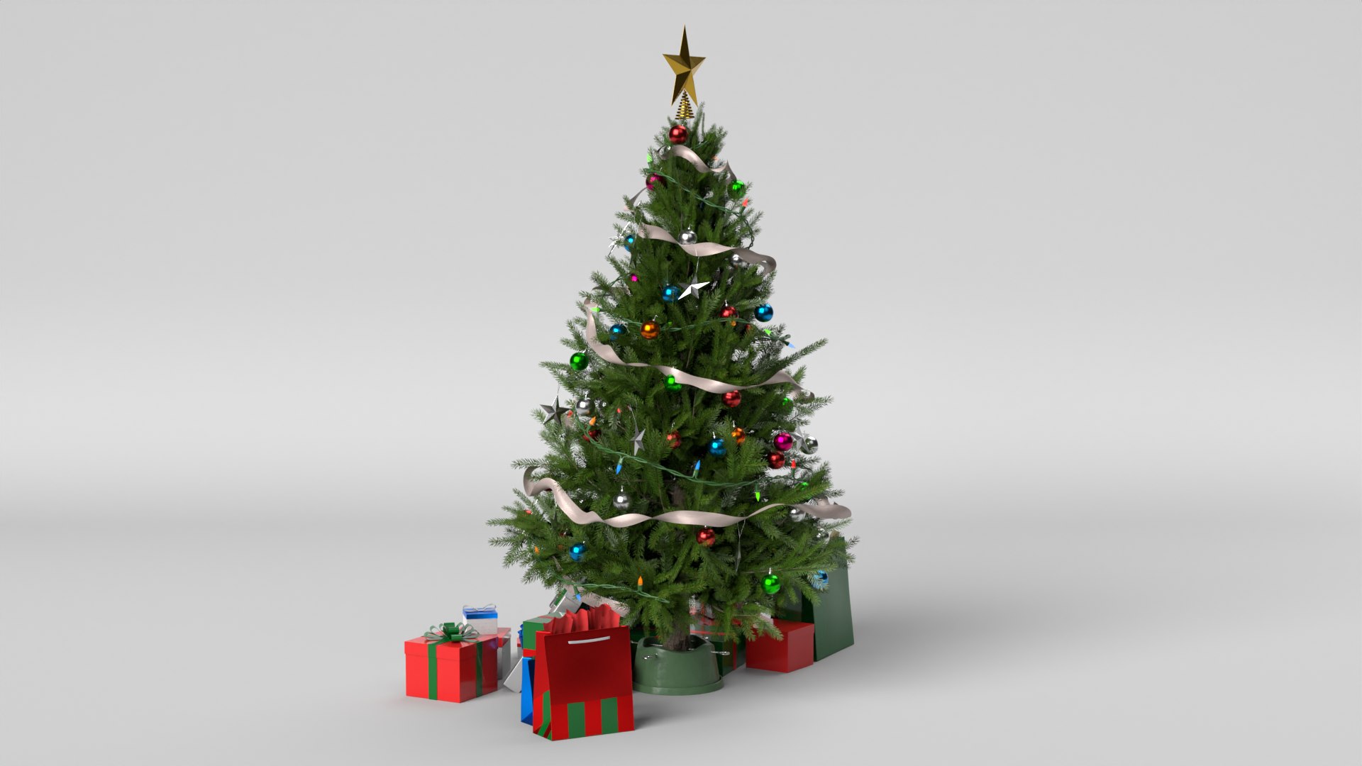 3D Christmas Tree 3 2 model - TurboSquid 2132720