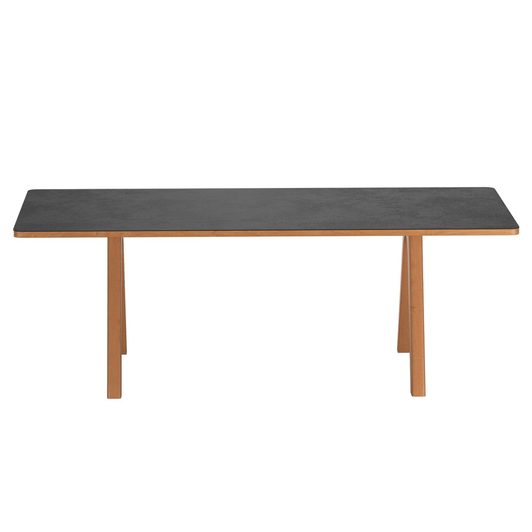 3D Chevron Dining Table Dasras - TurboSquid 2367295