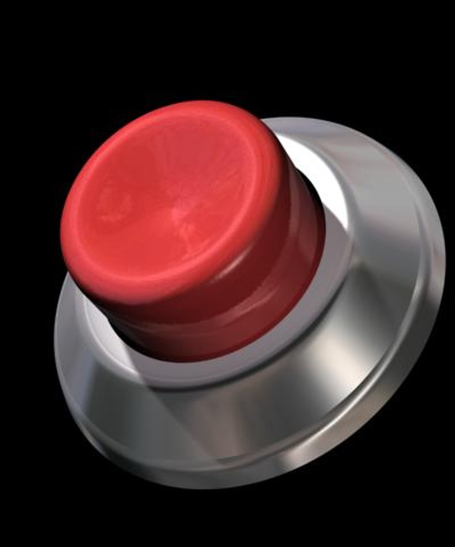 Max Button Shiny Red