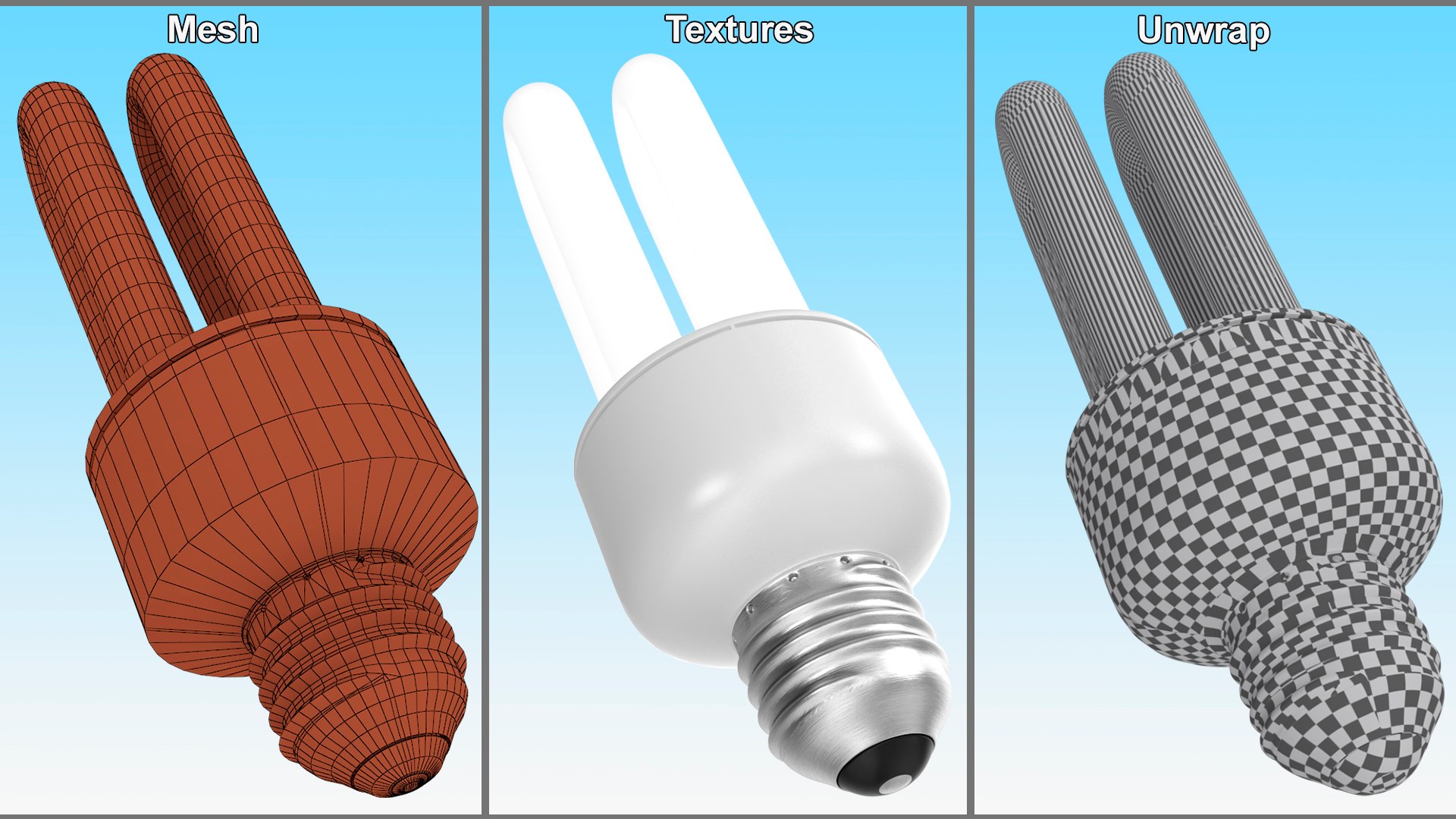 Energy Saving Bulb 3D Model - TurboSquid 2151731