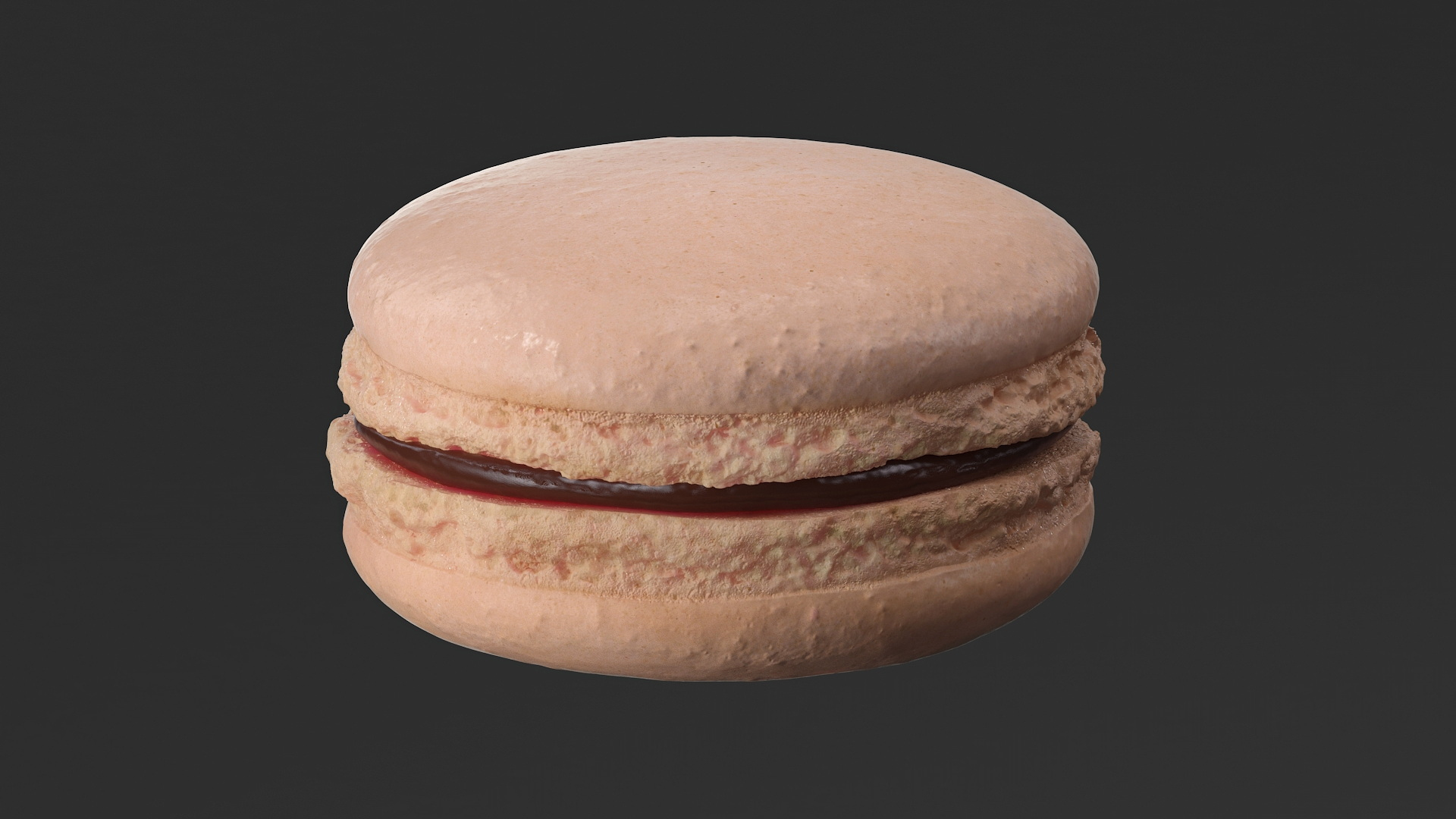 3D Chocolate Macaron - TurboSquid 2041570