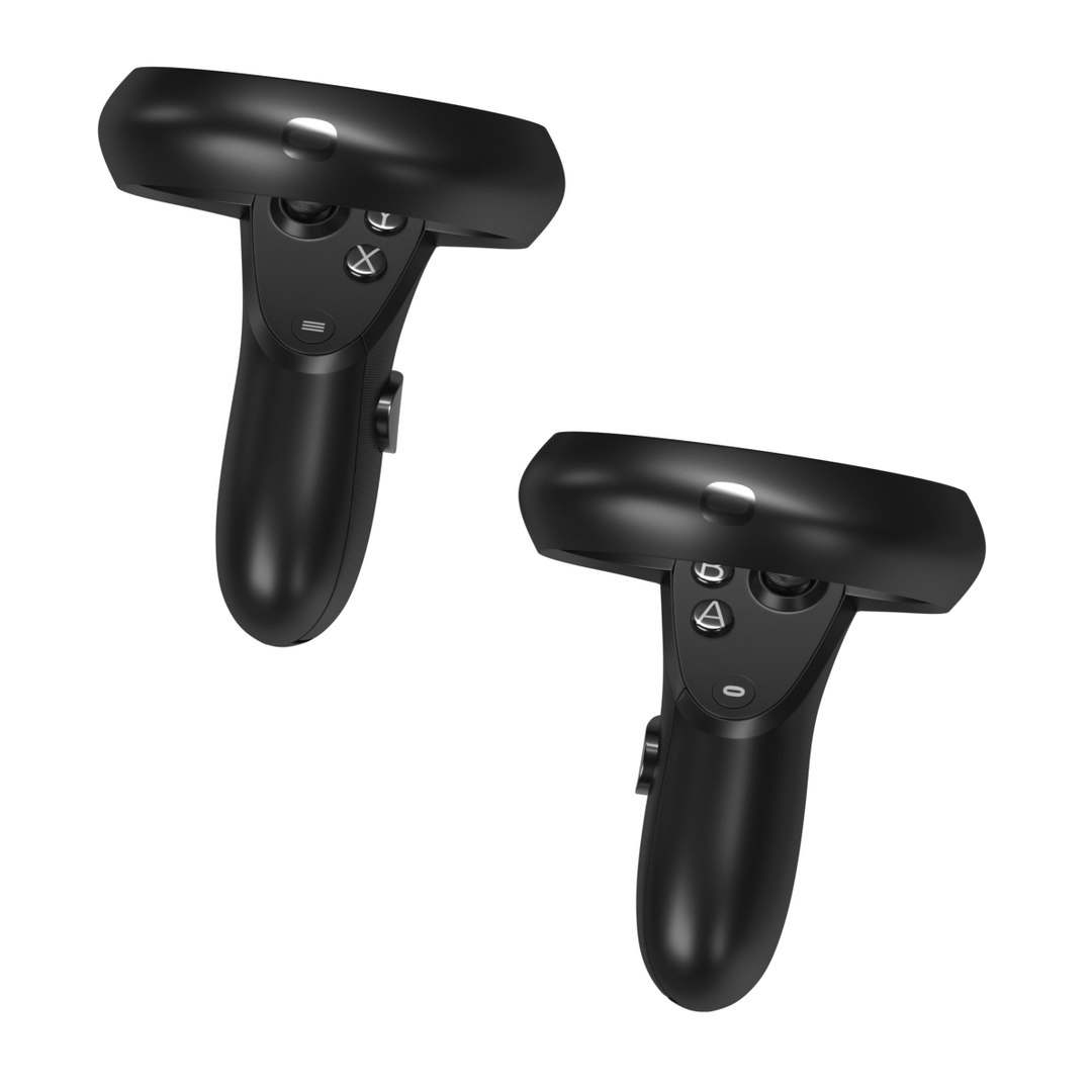 Oculus quest controllers 3D - TurboSquid 1387785