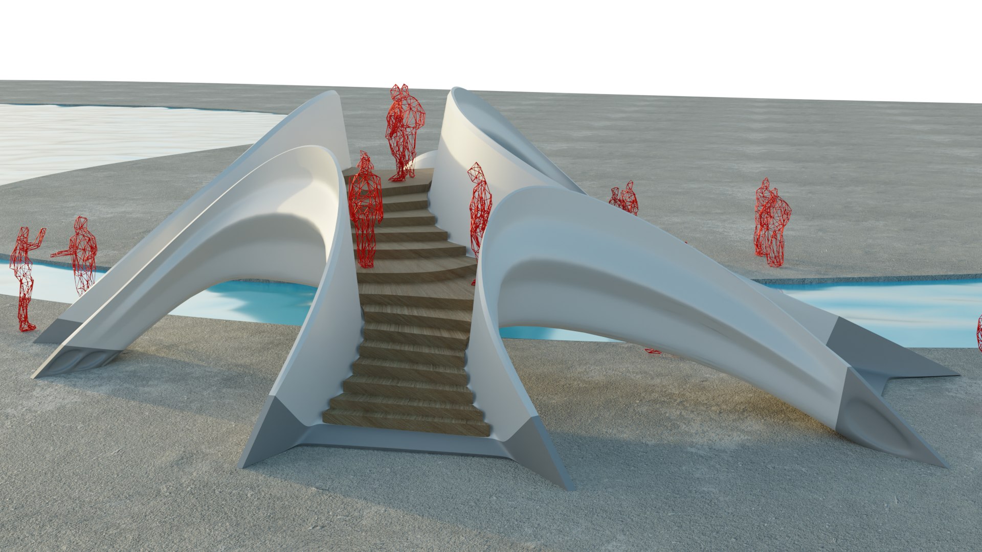 Organic Spider Landscape Bridge 3D Model - TurboSquid 2084117
