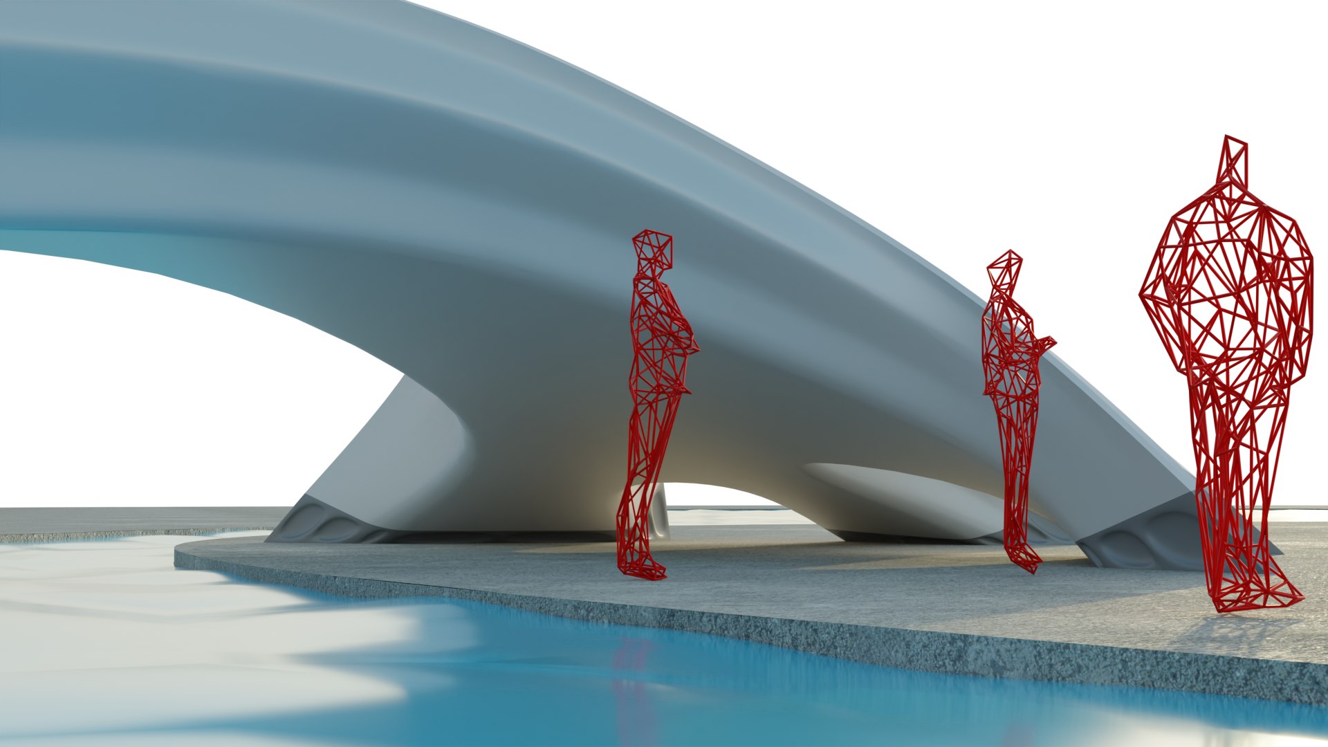 Organic Spider Landscape Bridge 3D Model - TurboSquid 2084117