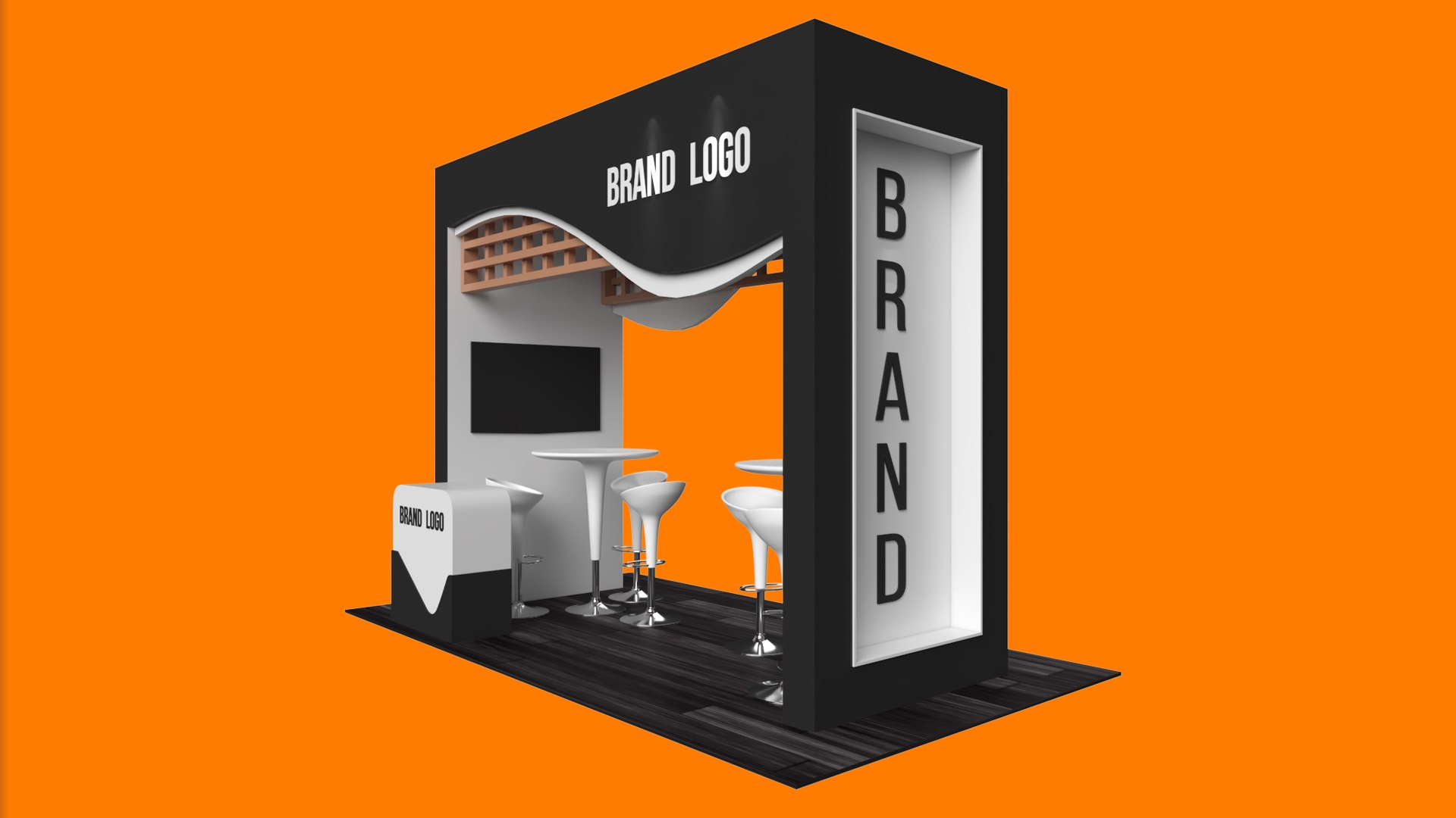 3D Model Stand Advertising - TurboSquid 1620844
