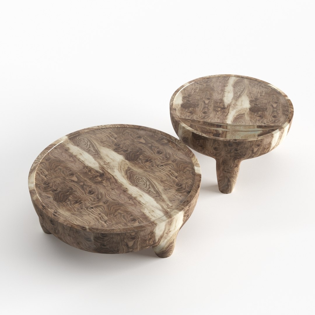 Inkolo Coffee Table 3D Model - TurboSquid 1624718