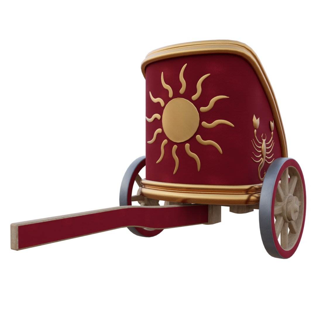 Fancy Chariot Model - TurboSquid 2340429