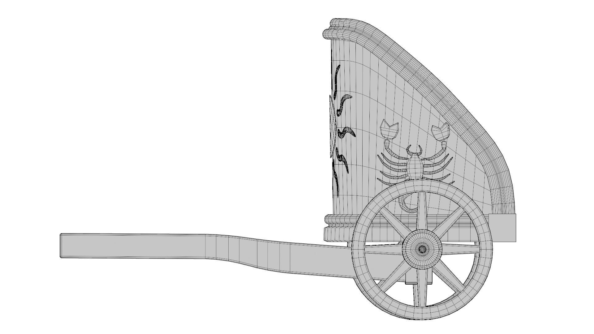 Fancy Chariot Model - TurboSquid 2340429