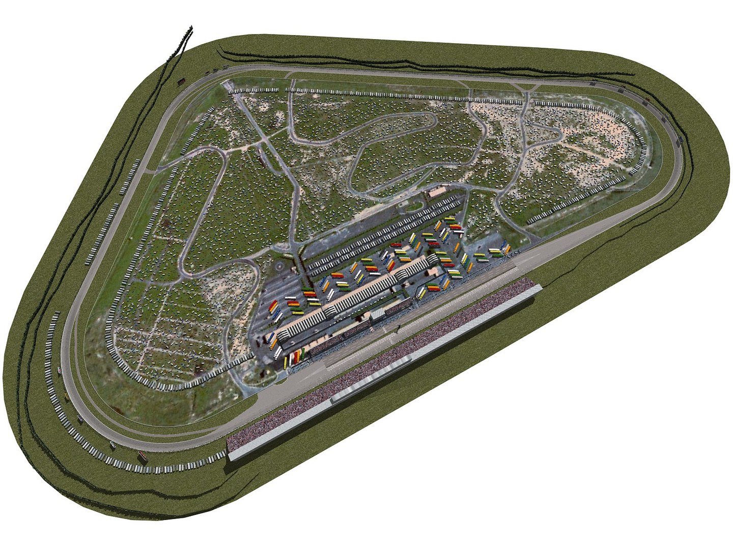 3d Max Pocono Track Race
