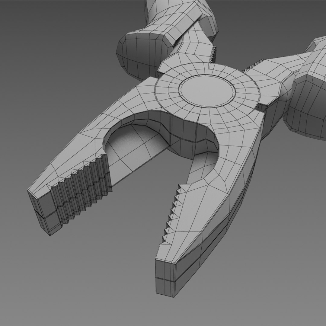 3d combination plier model