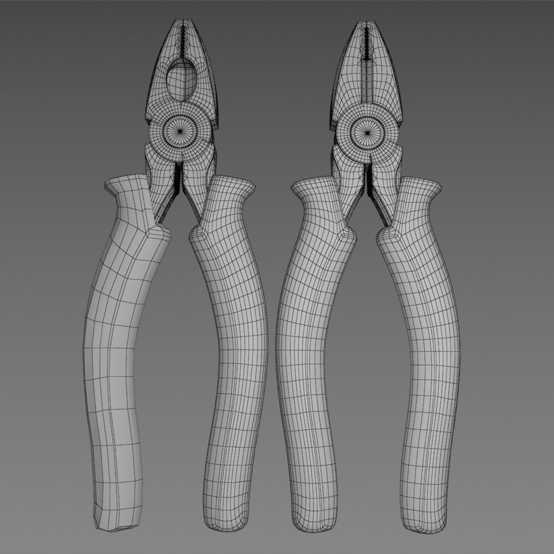 3d combination plier model