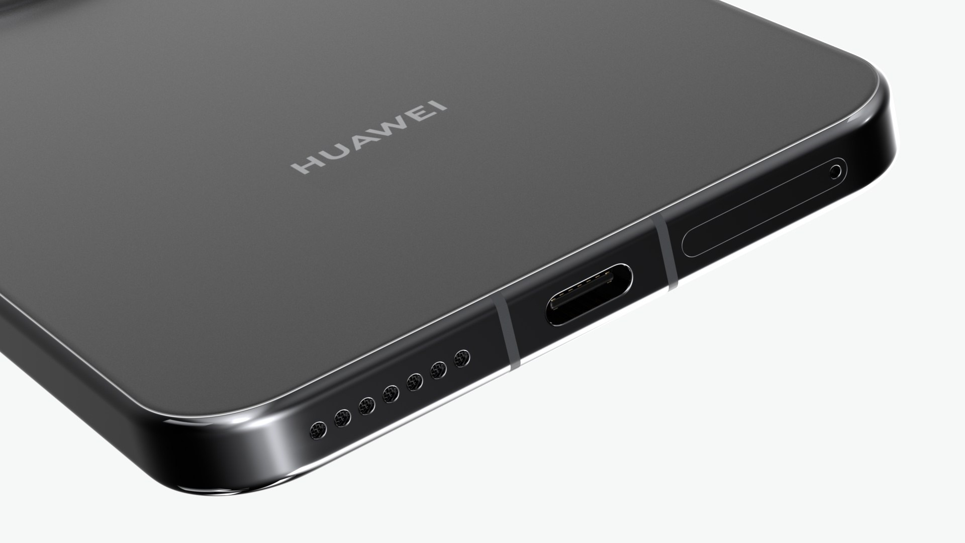 3D Model Huawei Mate 70 Obsidian Black - TurboSquid 2321145