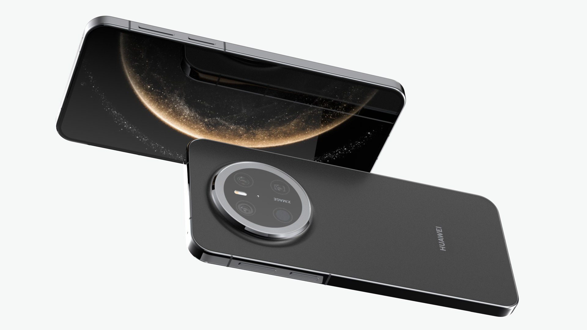 3D Model Huawei Mate 70 Obsidian Black - TurboSquid 2321145