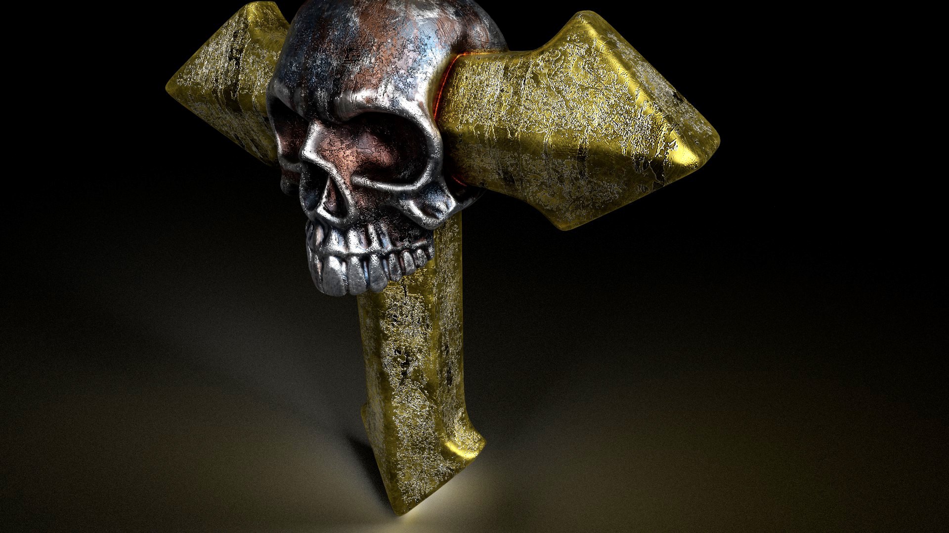Collection of Arrow-shaped Crosses with Skull 3D model - TurboSquid 2122880