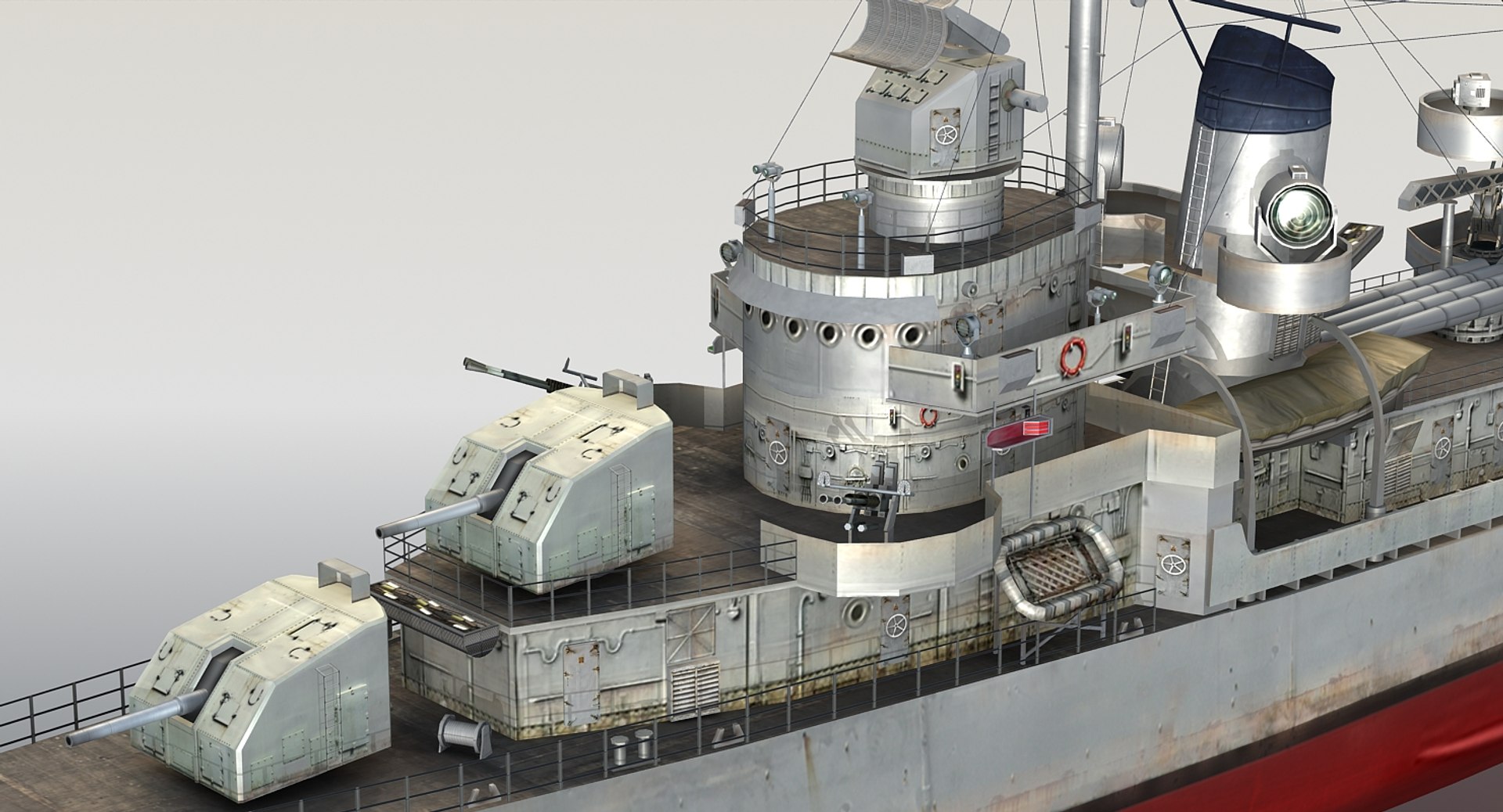 Fletcher dd 445 model - TurboSquid 1220960