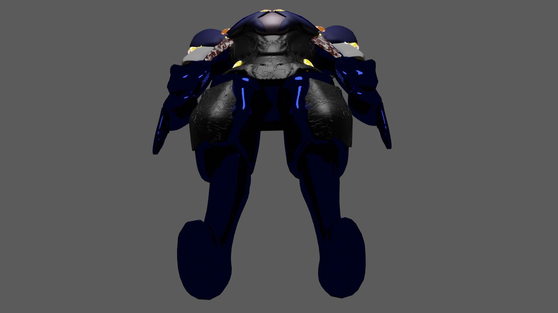 Mecha Ninja 3D Model - TurboSquid 1789492