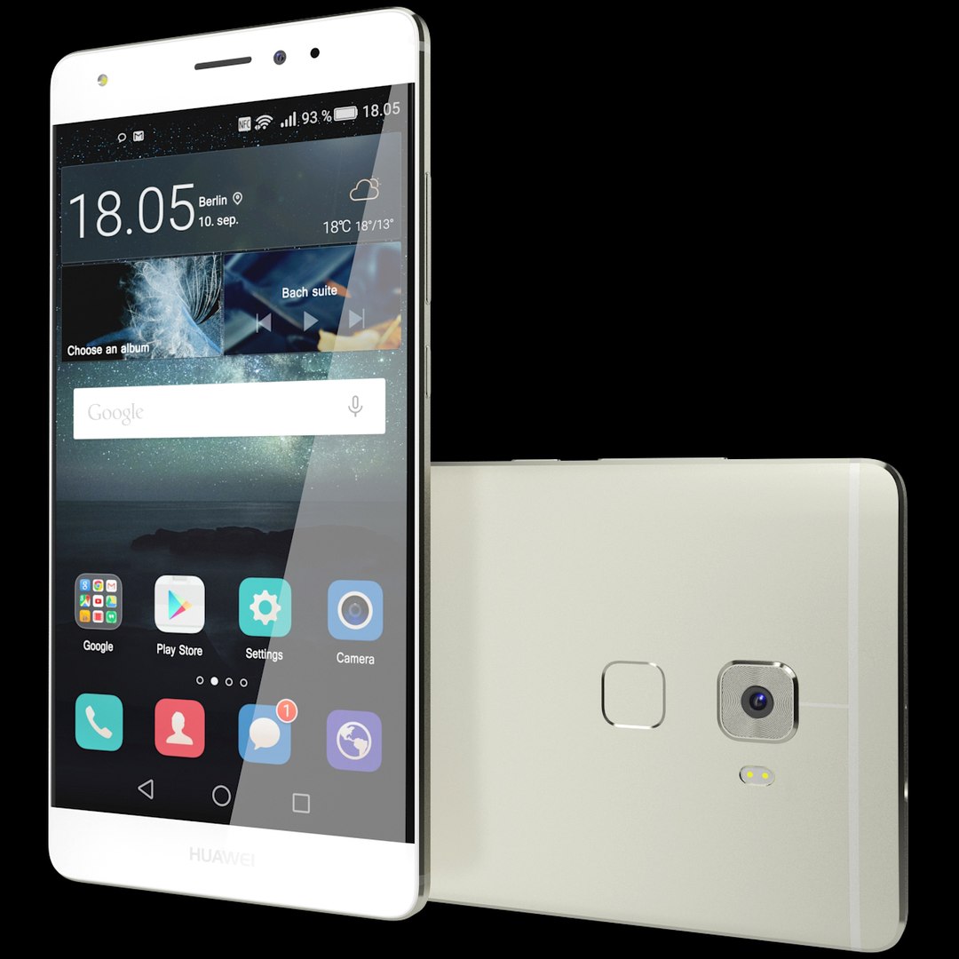 3d model realistic huawei mate s