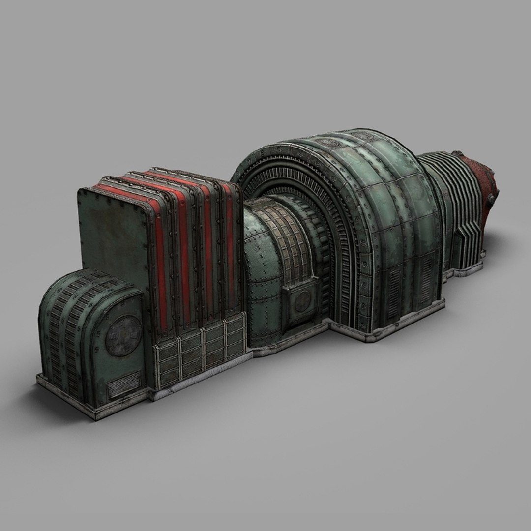 Old Generator 3d Model