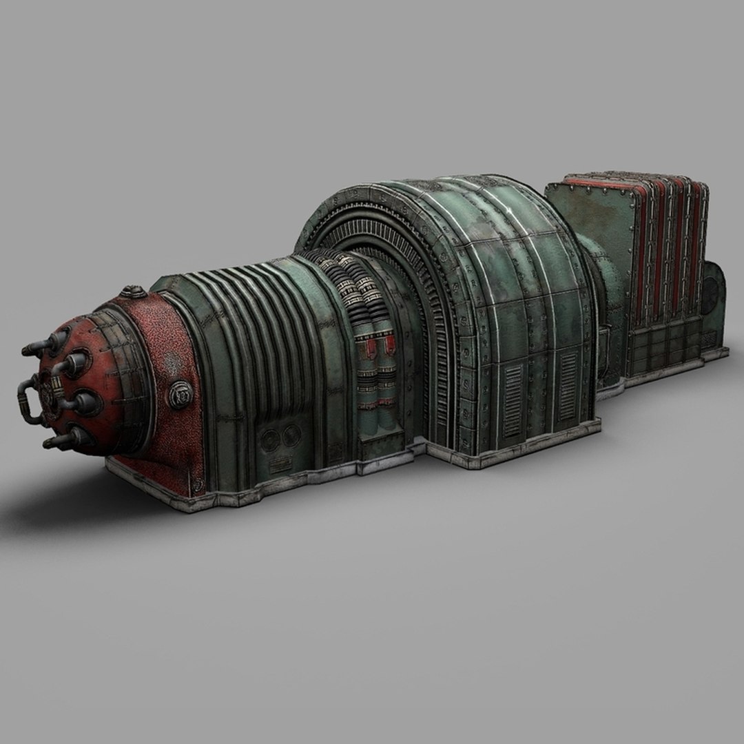 Old Generator 3d Model