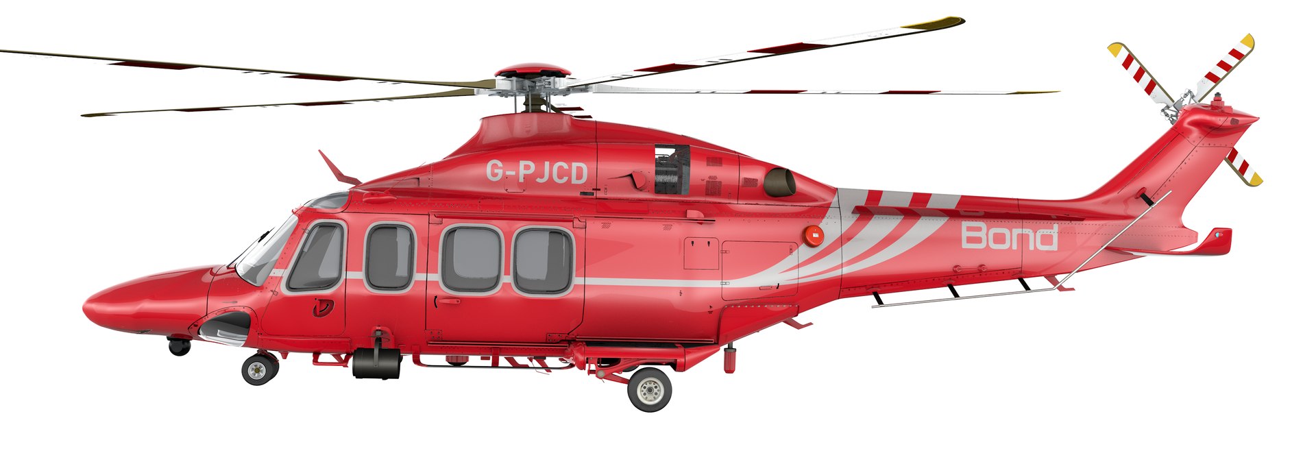 3D AW139 BOND Helicopter L2278 Model - TurboSquid 2328912