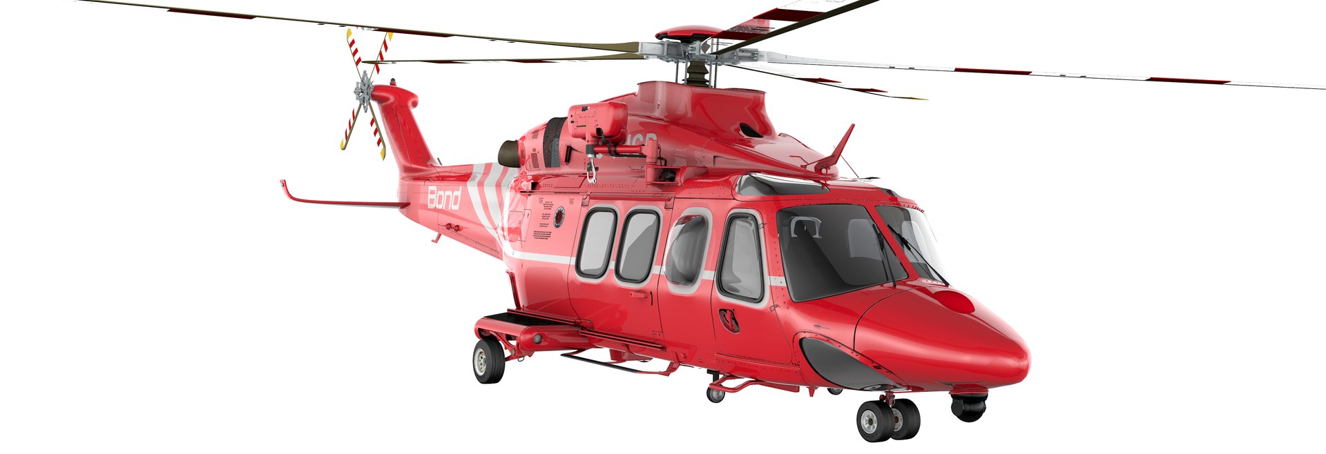 3D AW139 BOND Helicopter L2278 Model - TurboSquid 2328912