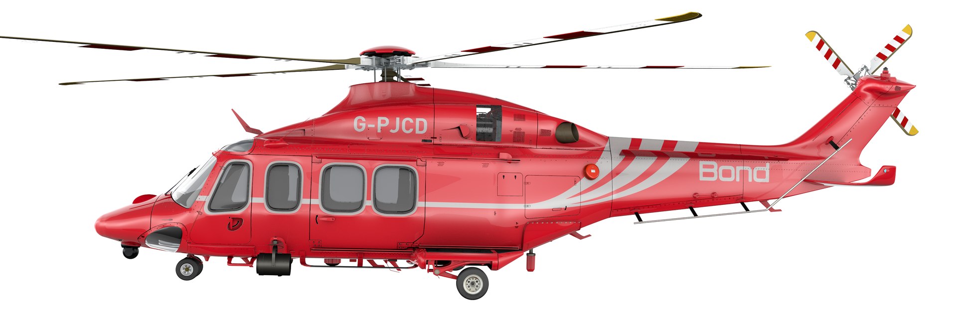 3D AW139 BOND Helicopter L2278 Model - TurboSquid 2328912