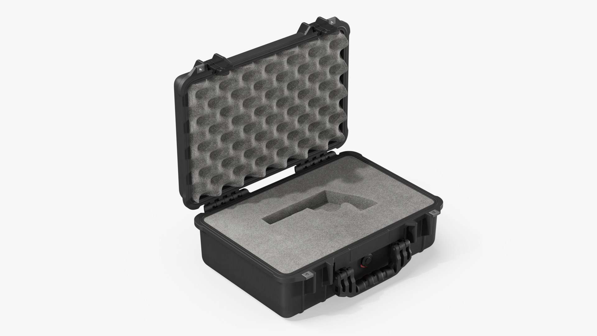 3D Model Gun Storage Case With Pistol Foam Insert - TurboSquid 2391829