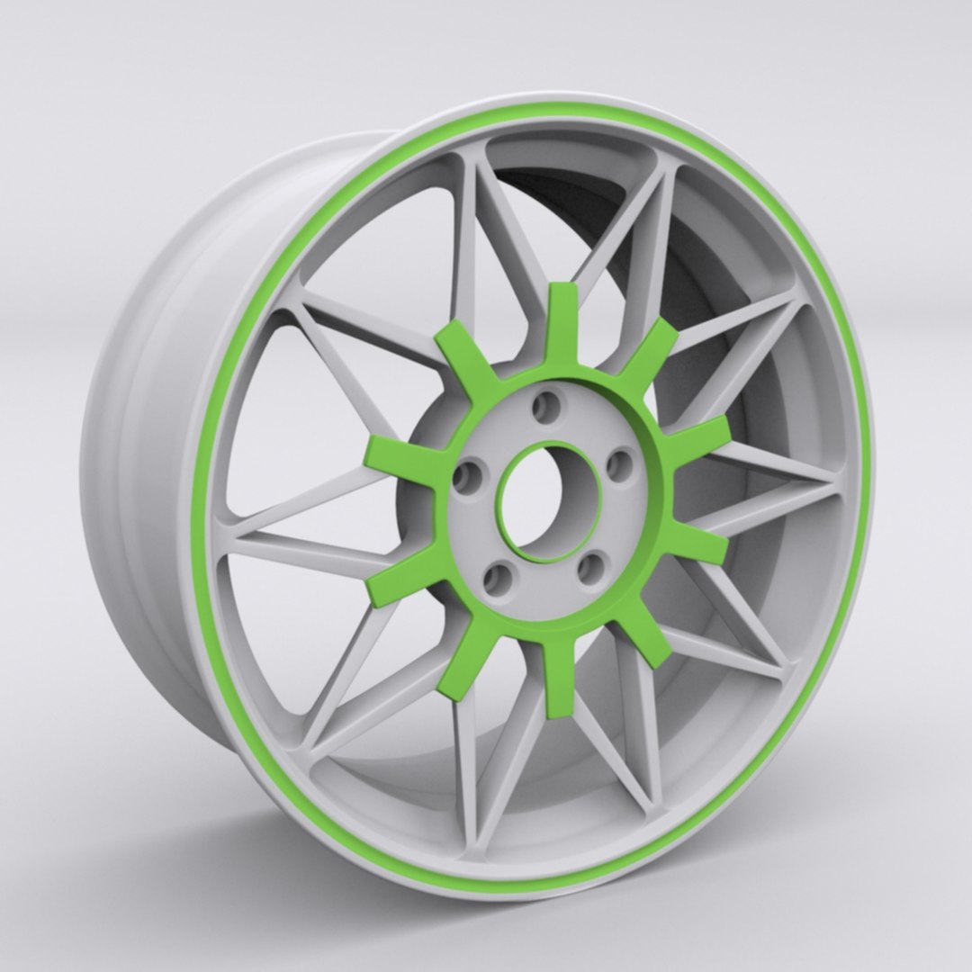 3D Car Rim Model - TurboSquid 1182809