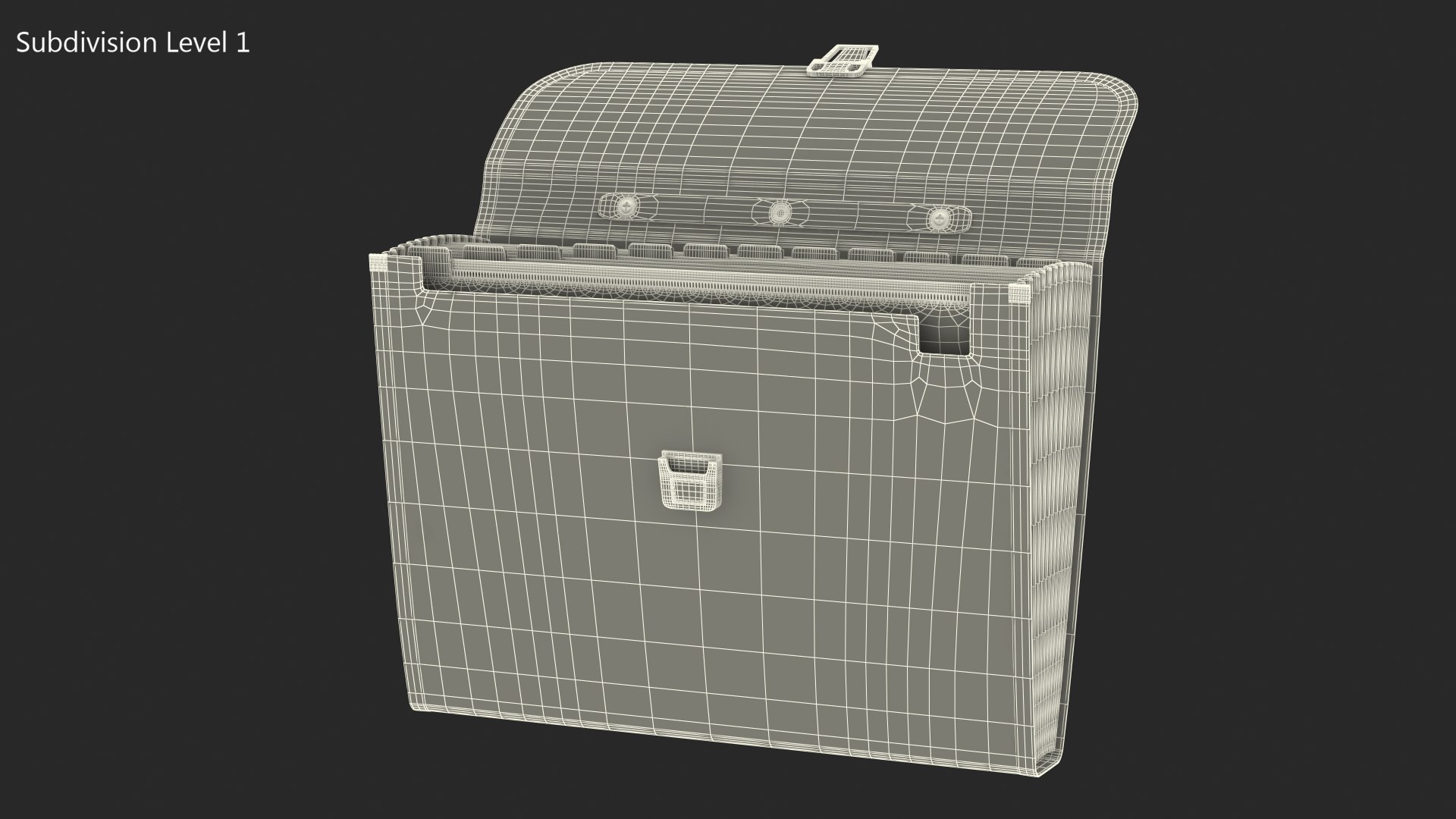 Expandable Document File Folder Red Open 3D Model - TurboSquid 1991761