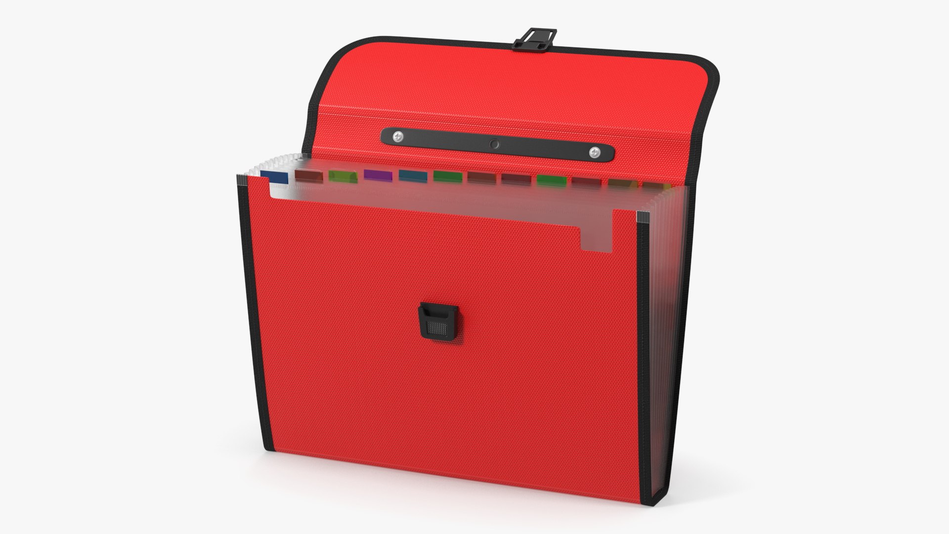 Expandable Document File Folder Red Open 3D model - TurboSquid 1991761