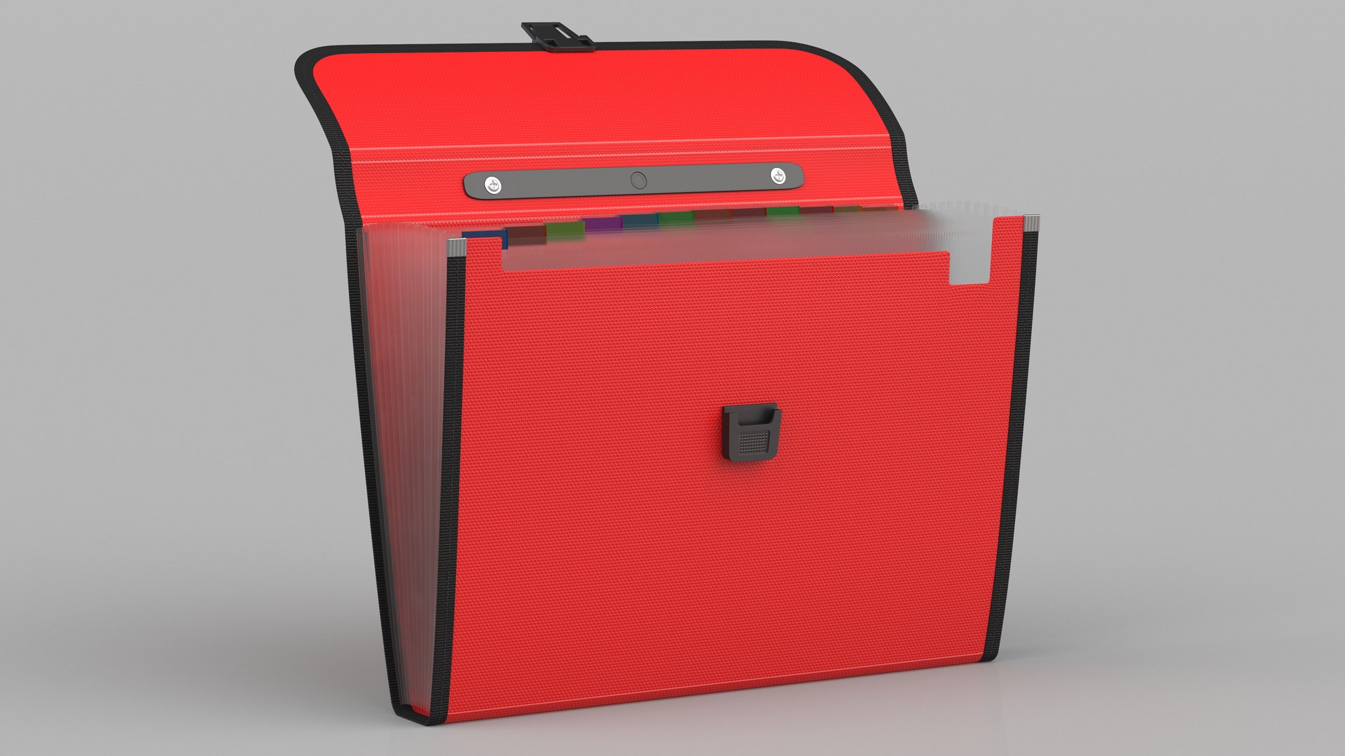 Expandable Document File Folder Red Open 3D Model - TurboSquid 1991761