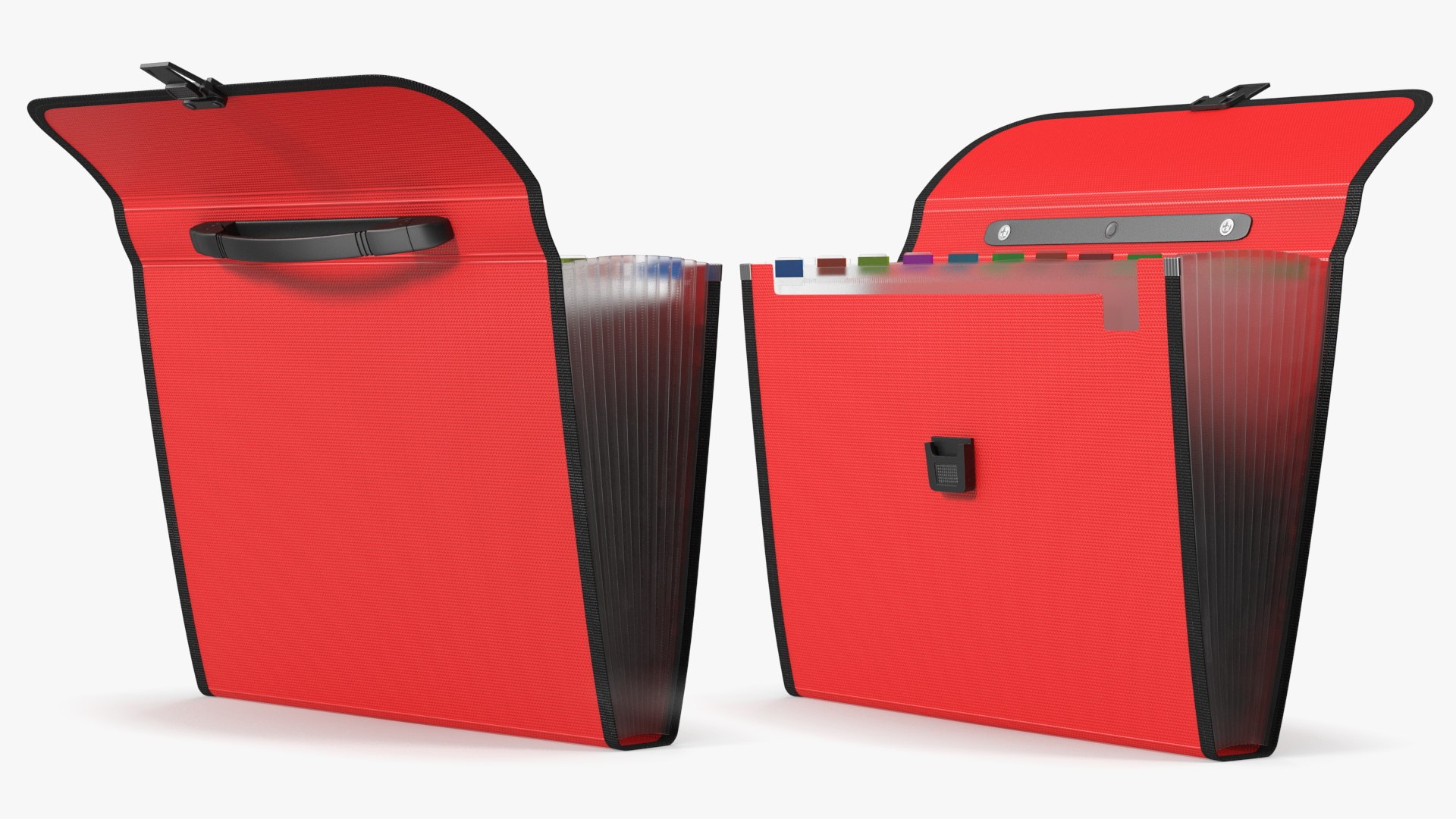 Expandable Document File Folder Red Open 3D Model - TurboSquid 1991761