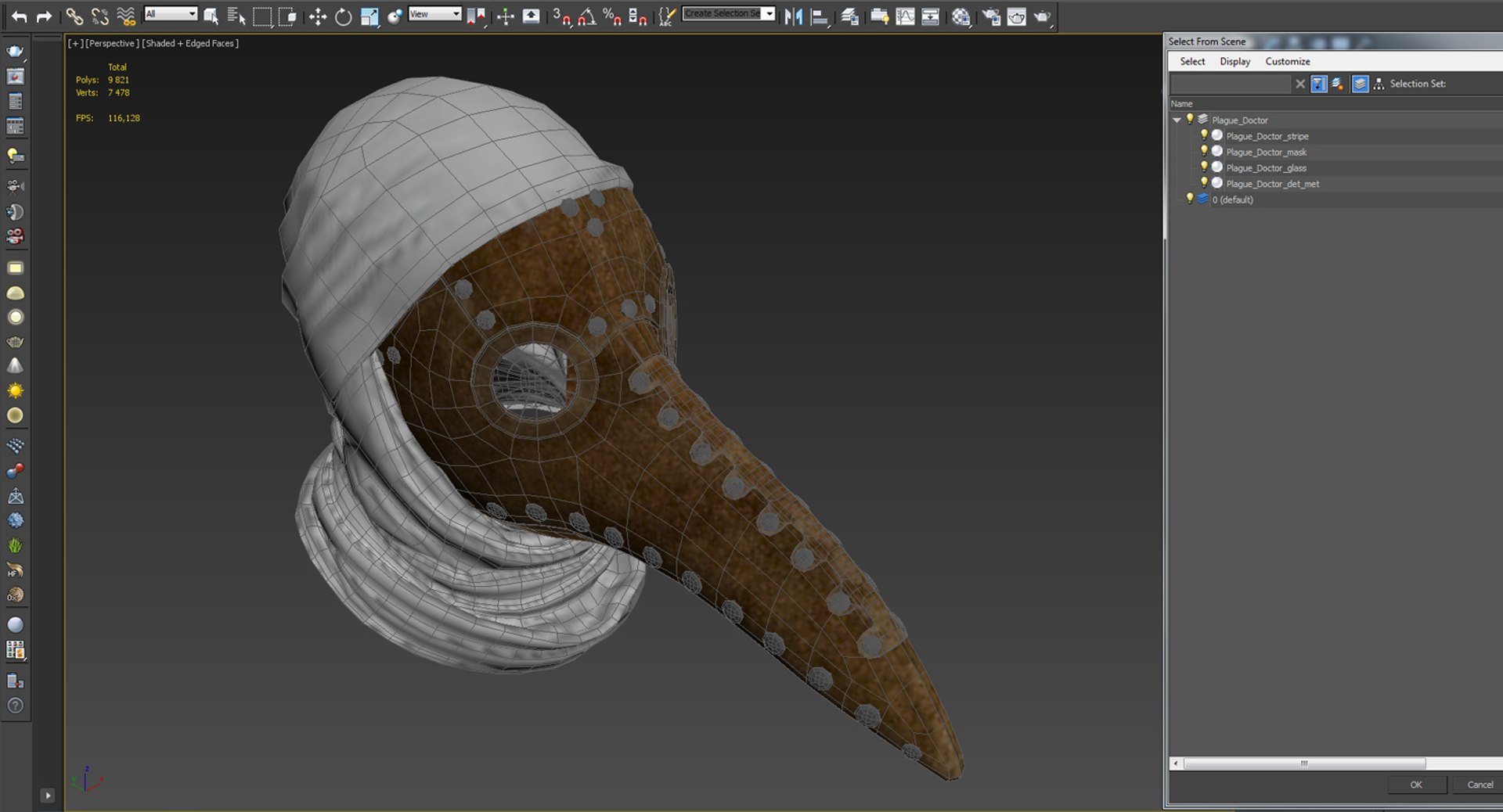 Plague Doctor Mask 3D Model - TurboSquid 1172013