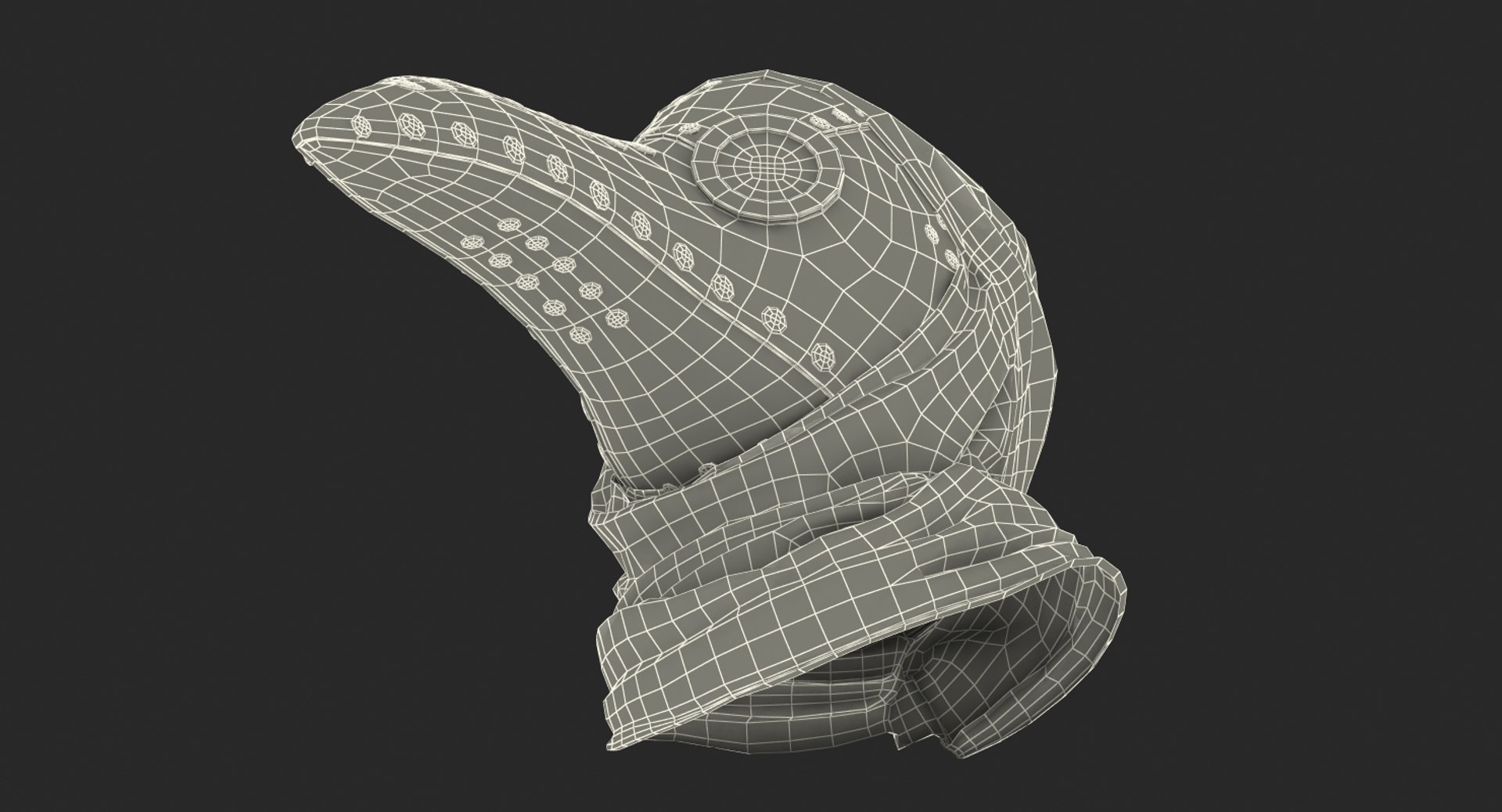Plague Doctor Mask 3D Model - TurboSquid 1172013