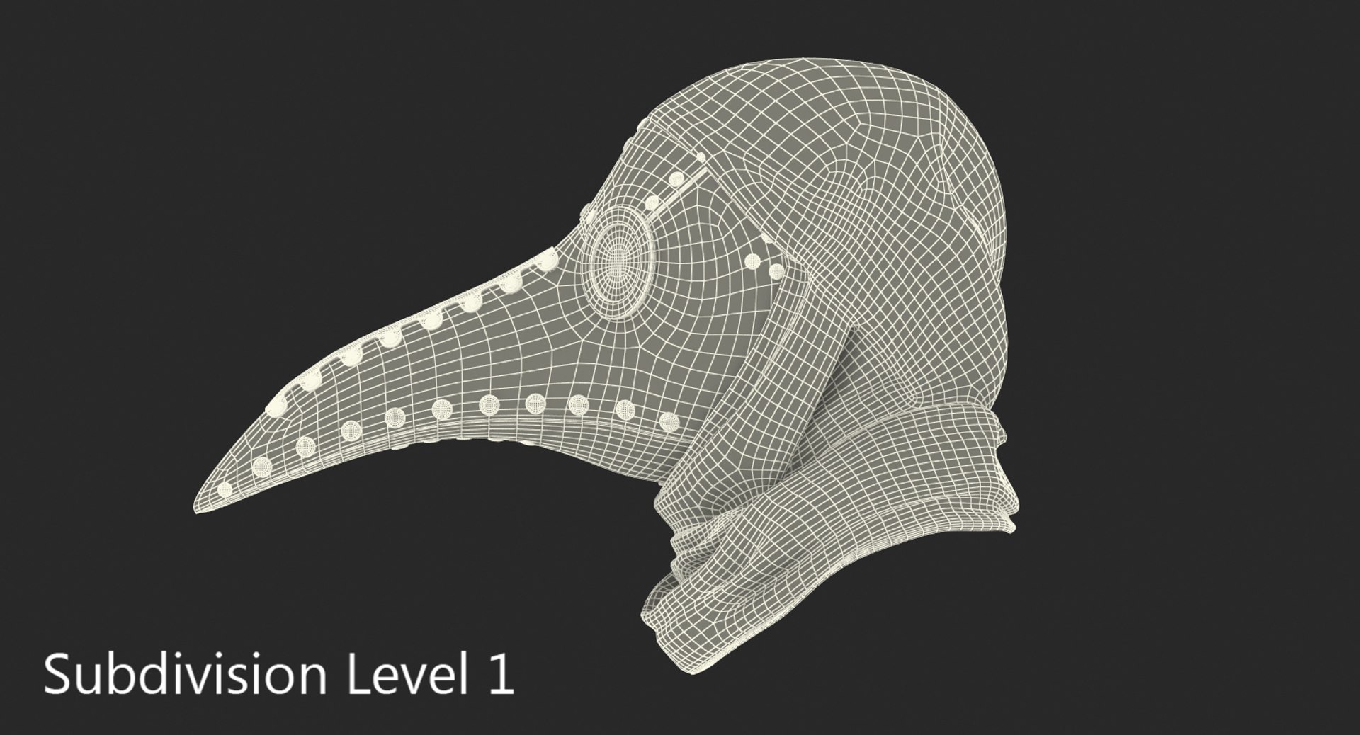 Plague Doctor Mask 3D Model - TurboSquid 1172013