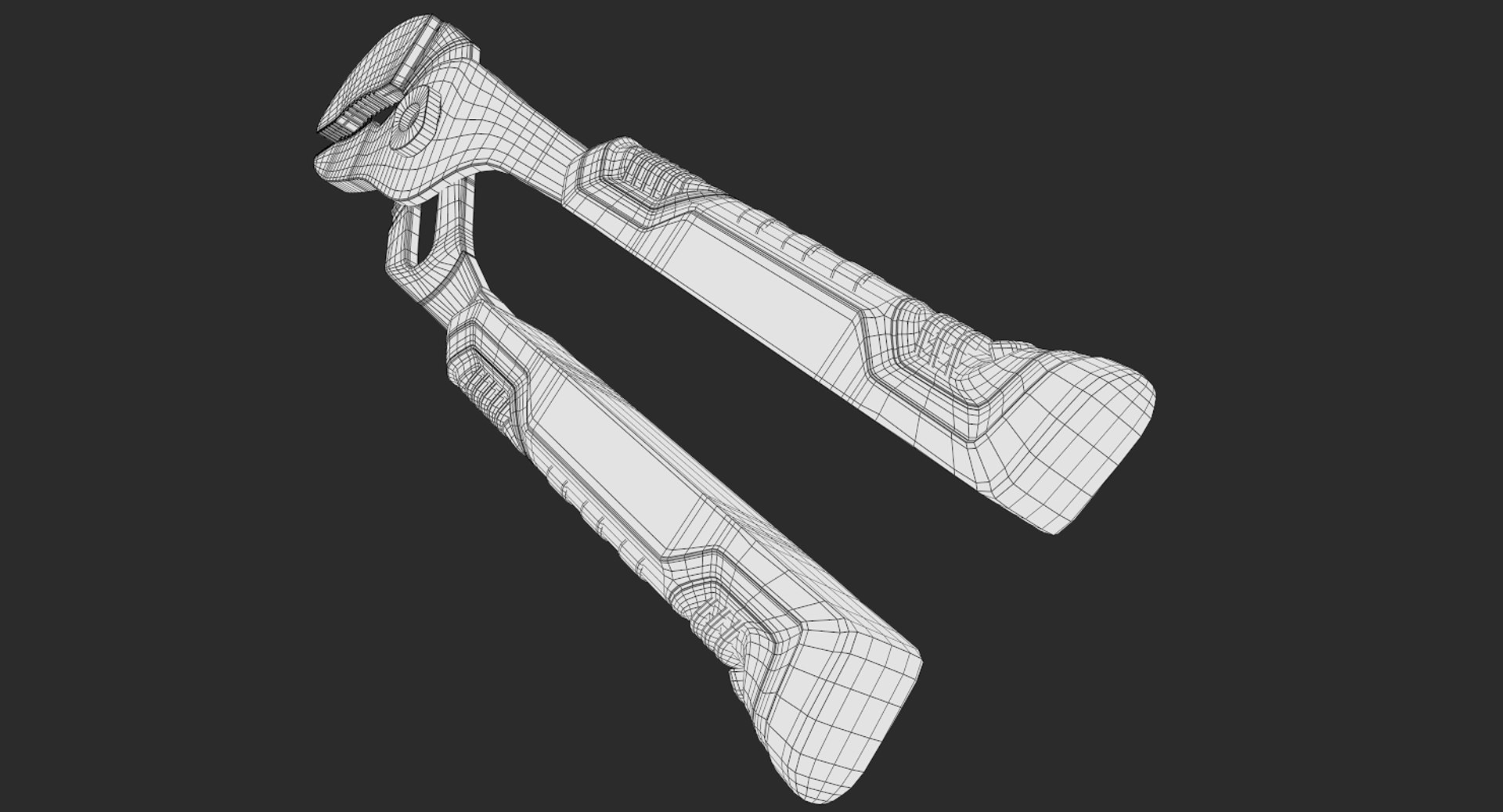 Adjustable Wrench 3D Model - TurboSquid 1409597