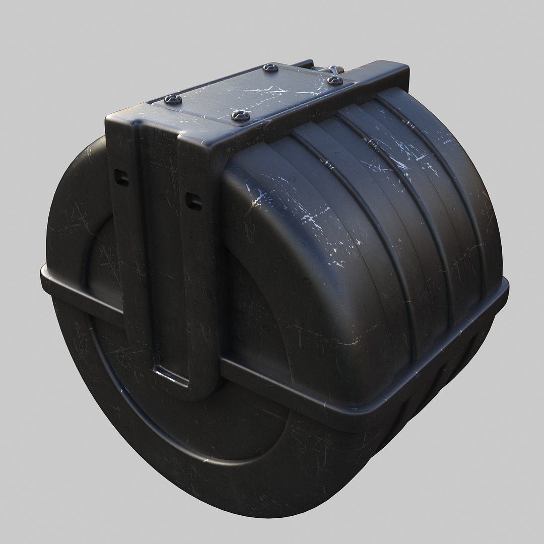 3d model fantastic machine gun