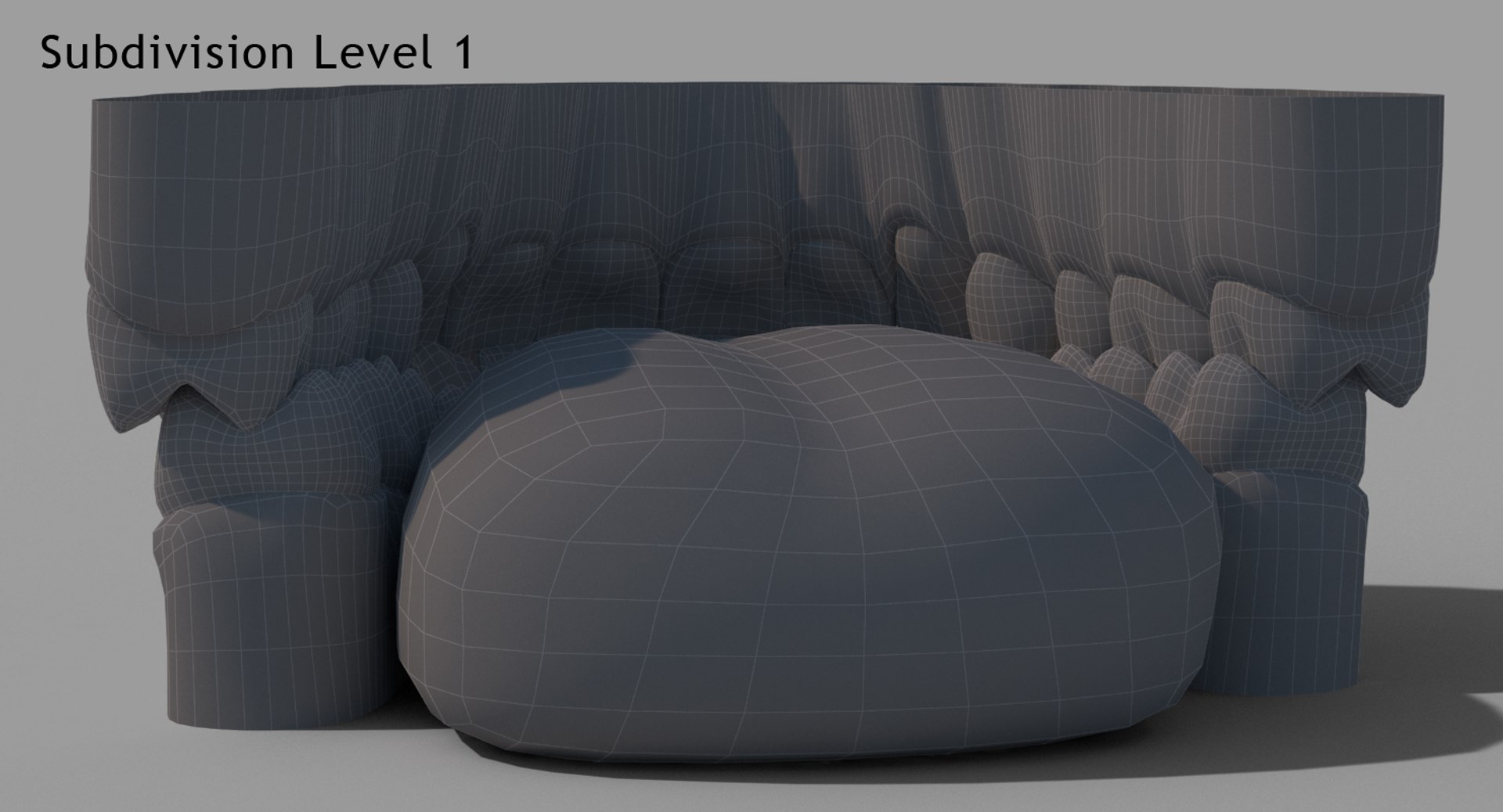 Realistic Human Teeth Obj