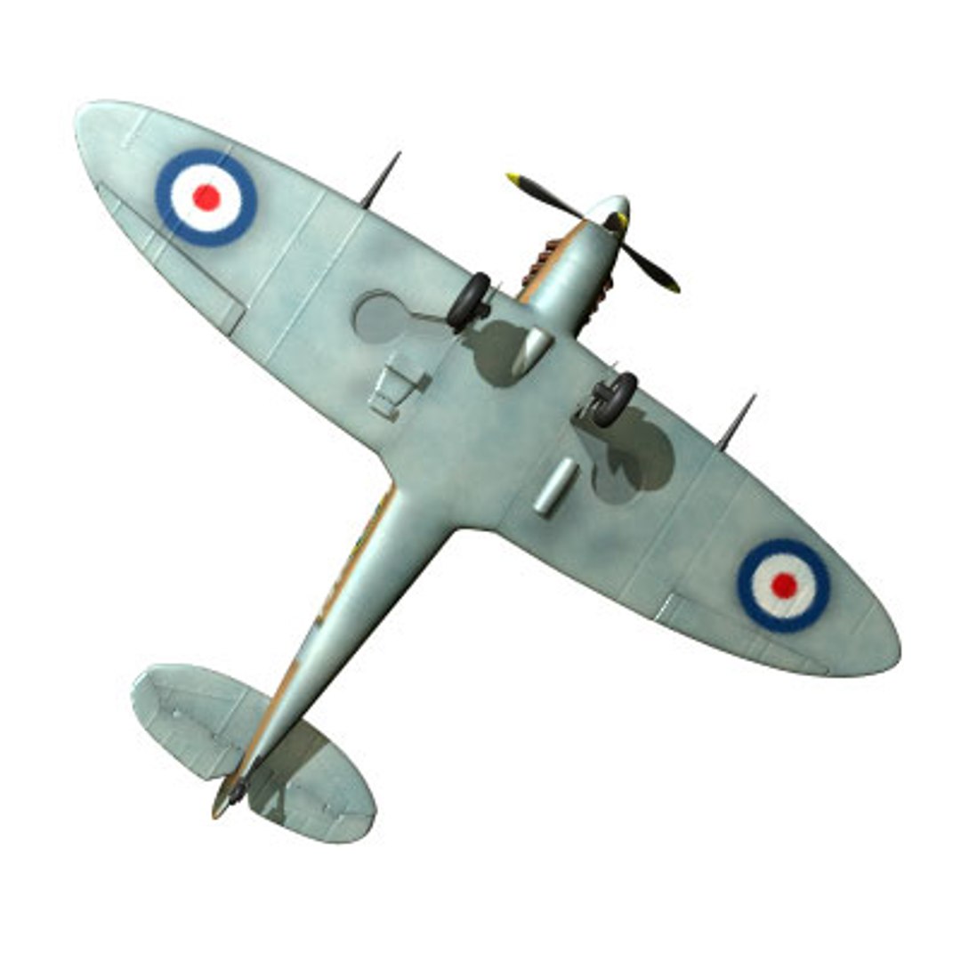 Spitfire Second World 3d Model